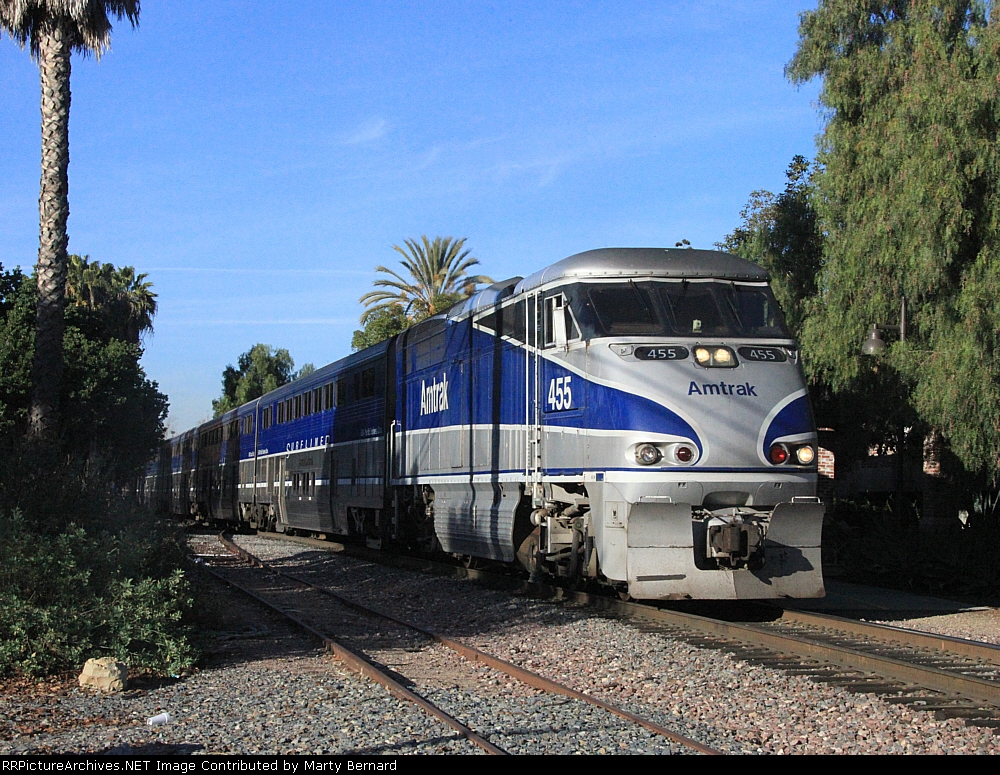 AMTK 455 With SB Train #578